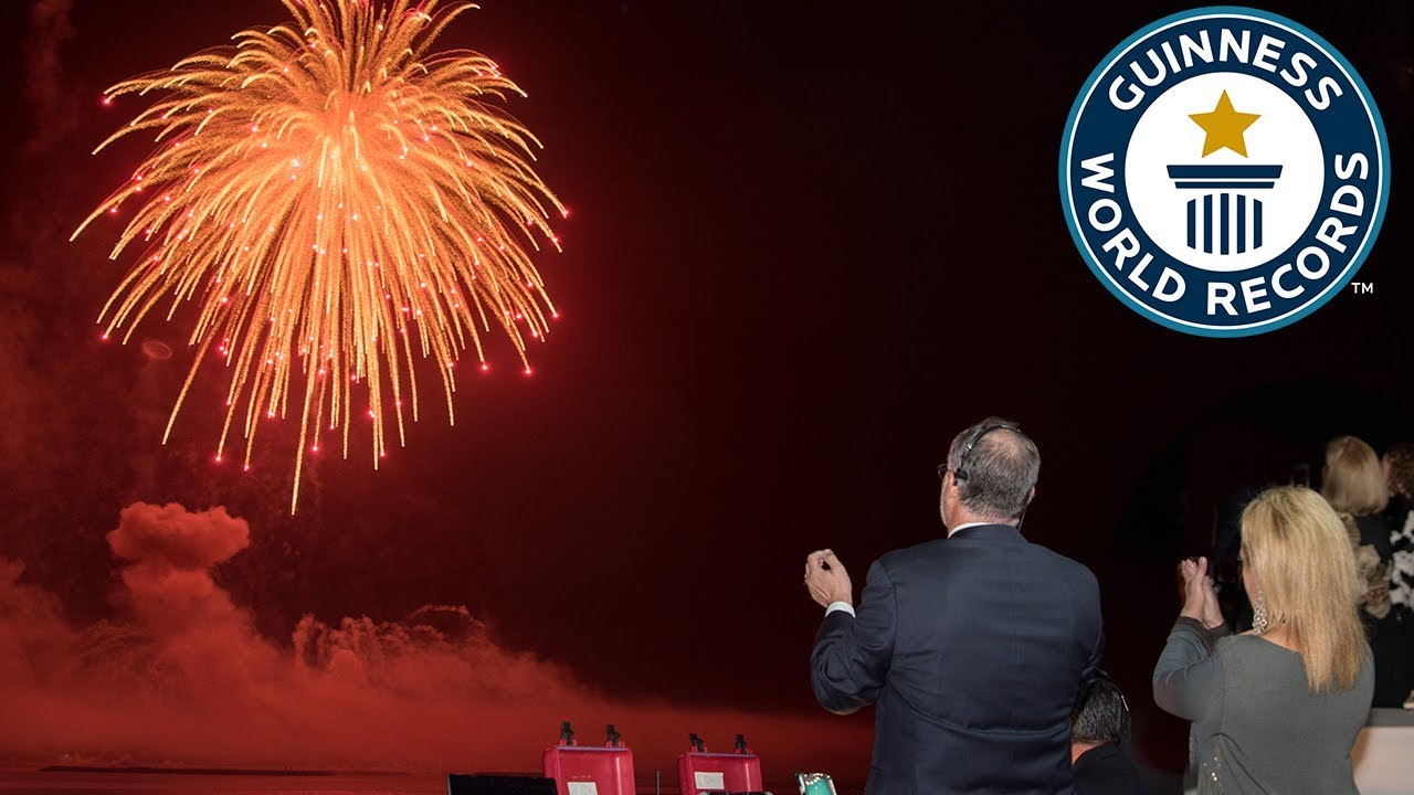 Largest Aerial Firework Shell - Guinness World Records