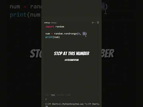 How to generate a random number in Python