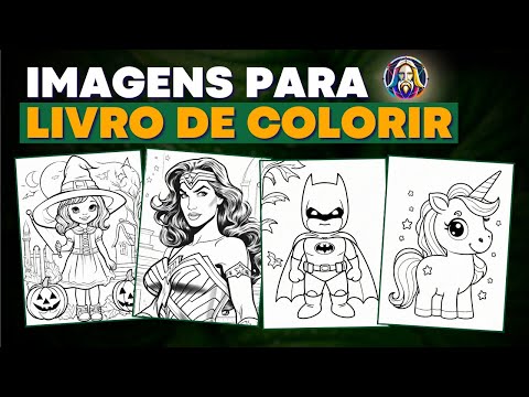 Novo recurso (LEONARDO AI) Aprenda a gerar imagens para livros de colorir ATUALIZADO.