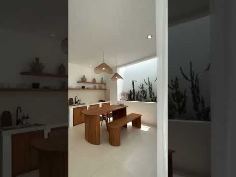 Minimalist Mediterranean Home with Greek Decor in Canggu, Bali π΄ #shorts #architecture #homedecor