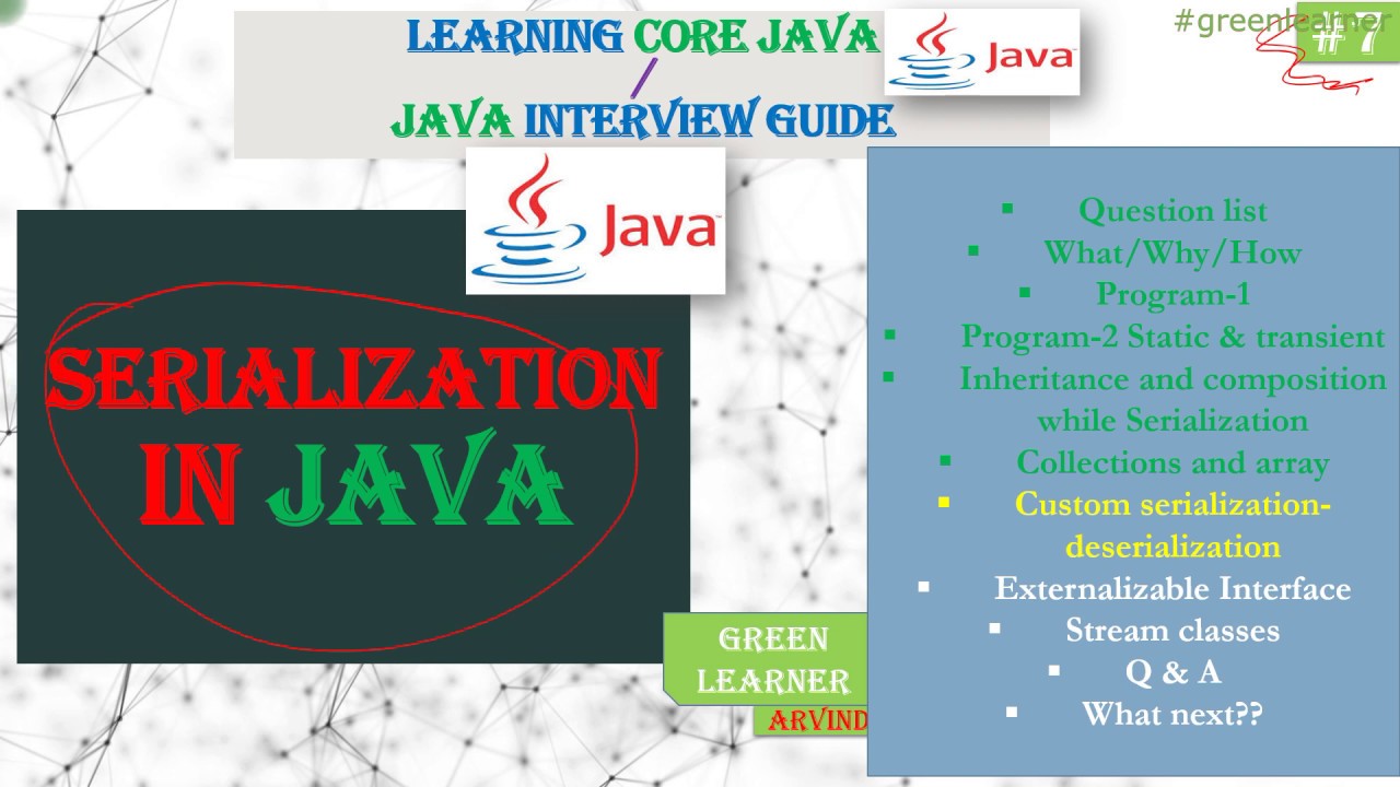 Custom Serialization & Deserialization || Serialization In Java #7 || Core Java Tutorial