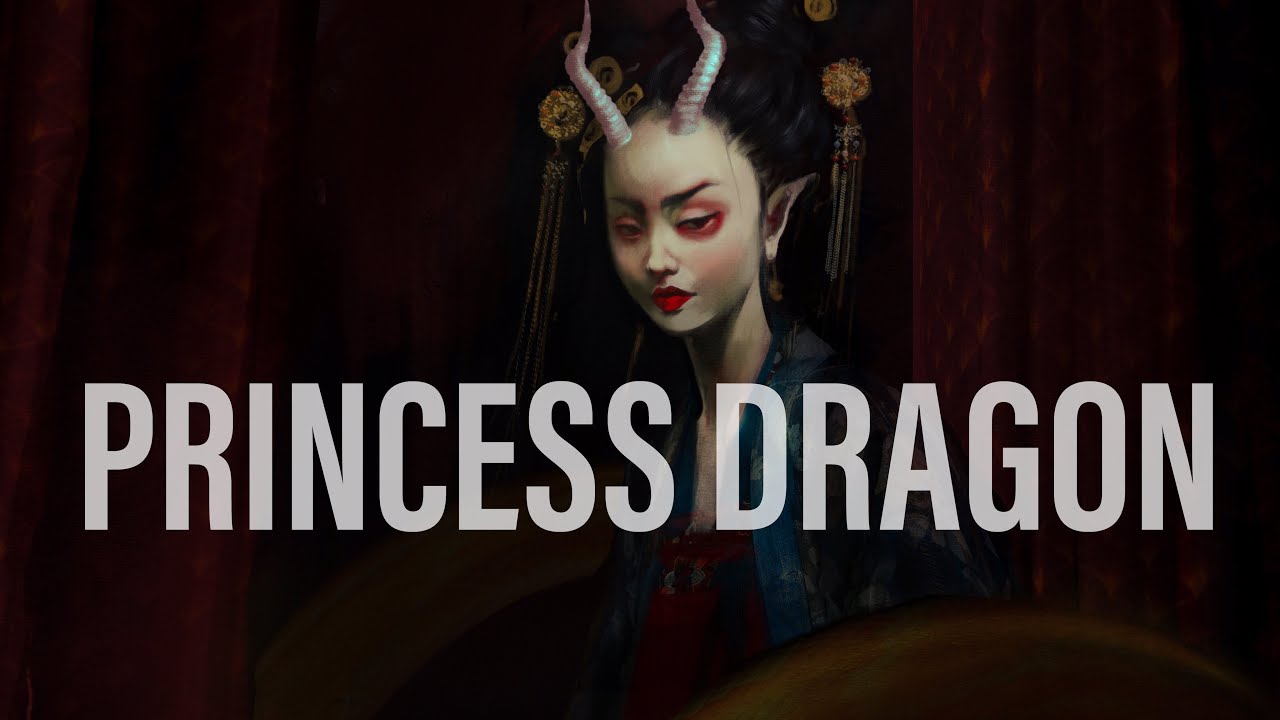 Princess Dragon - painting process