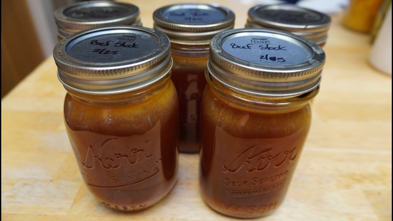 Canning Beef Stock (or Broth or Bone Broth)