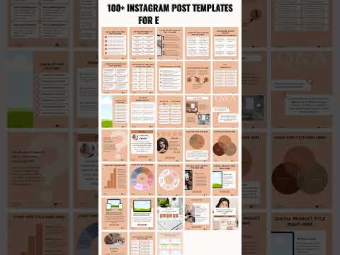 100+ Instagram Post Templates for Instagram Growth & Engagement!