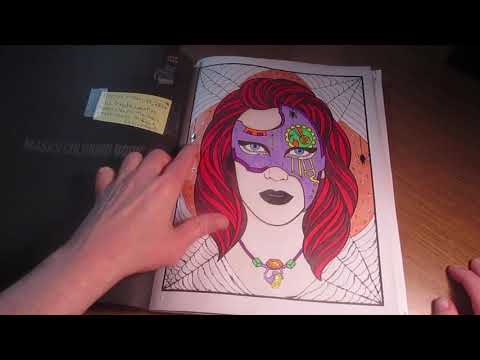 My finished pages for October 2020 (Adult coloring)