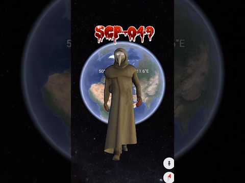 Found SCP 049 | Plague Doctor | on Google Earth ! 😰😰 #shorts