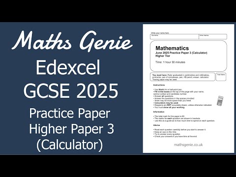 Edexcel GCSE 2025 Higher Paper 3 Practice Paper
