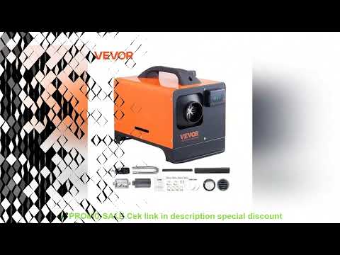 VEVOR 8KW Diesel Air Heater 12V Car Heater with Remote Control and LCD Diesel Parking Heater for RV