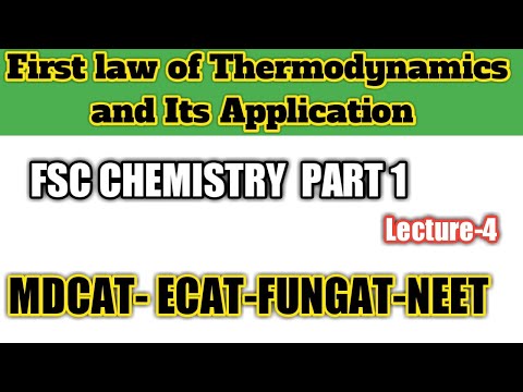 First law of thermodynamics and its application || work done|| By Umar Abbas