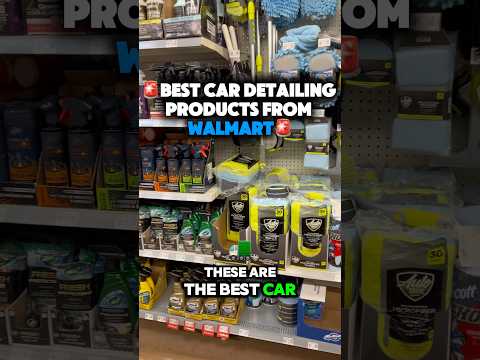 Best Walmart finds for car detailing! #cars #carcleaning #detailing #mobiledetailing #youtubeshorts