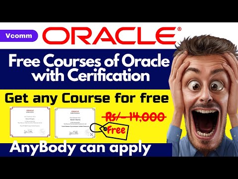 Oracle Free Course (2021) | ORACLE Free Courses with Free Certificates | SQL Developer Courses