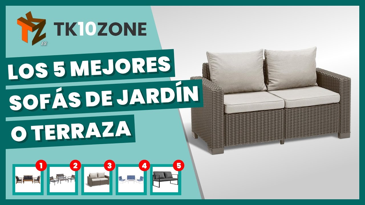 Los 5 mejores sofás de dos plazas para jardín o terraza