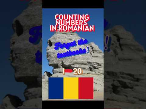 The Myth Romanian a Romance language - The numbers from 1 to 20 in Romanian