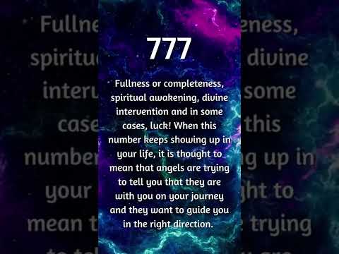 777 ANGEL NUMBER MEANING | Sub for more #motivation | #sarahstonelove #shorts #loa