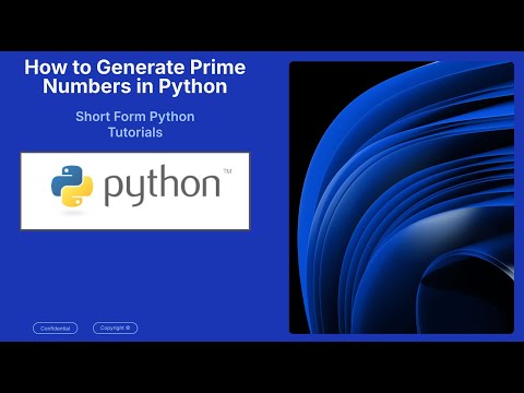 How to Generate Prime Numbers in Python (in 45 seconds)