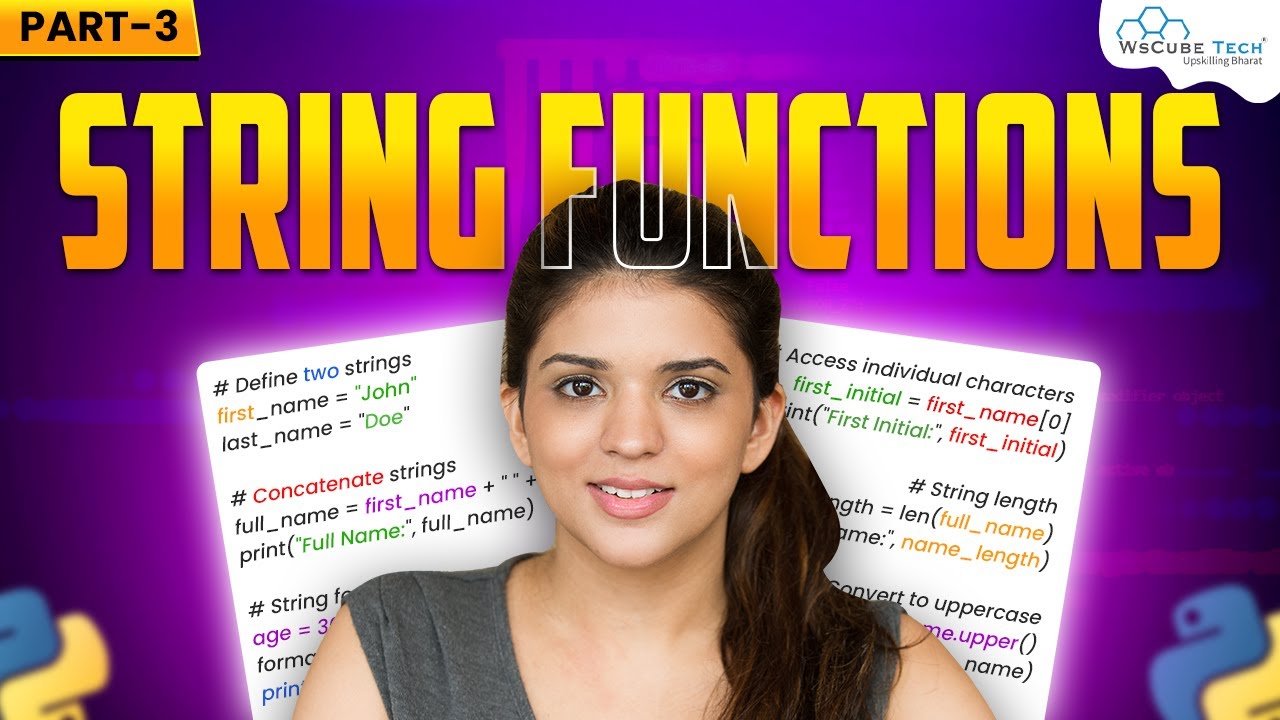 String Function in Python (Part - 3) | Python Programming - Python Full Course For Beginners