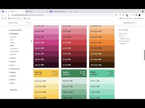 Generate Colors For All Shades Bootstrap 5