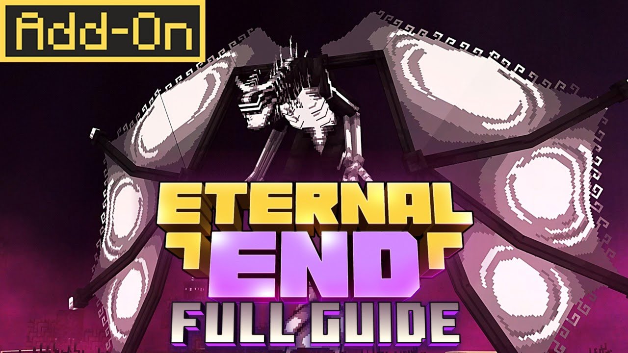The End Dimension Update Everyone NEEDS!! | Eternal End Bedrock Addon Full Guide