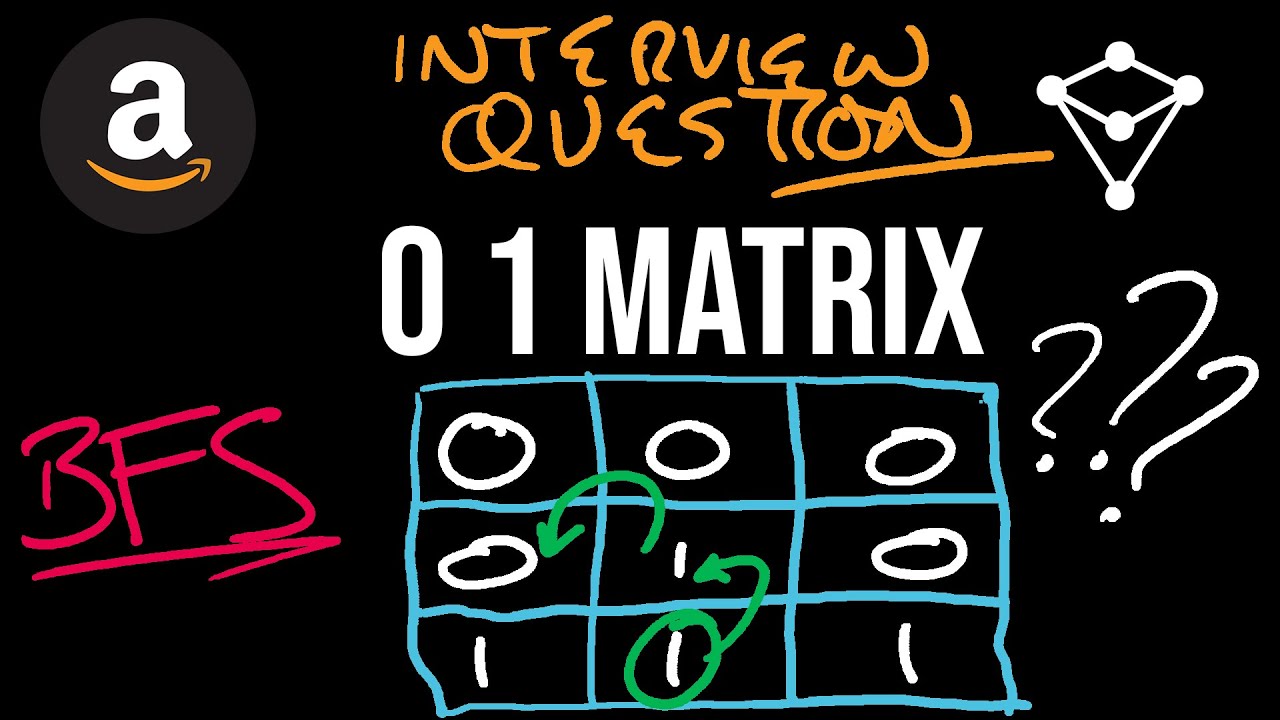 Amazon Coding Interview Question - 0 1 Matrix - LeetCode 542