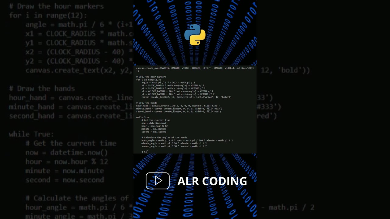 How to make a clock in Python