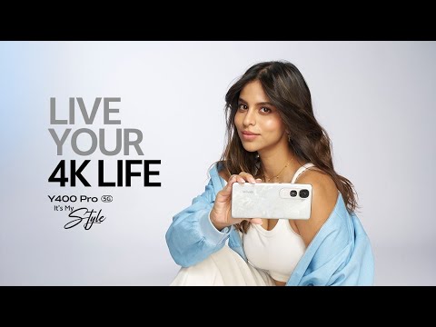 vivo Y400 Pro with 4K front and back Camera