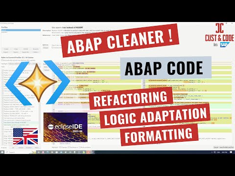 ABAP Cleaner - ABAP Code Formatting, Refactoring, Logic Adaptation [english]