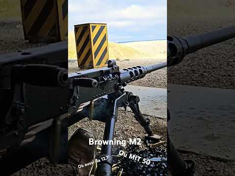 tir armes à feu. Hors tir sportif: la MIT 50 ou 12,7 ou Browning M2. Tellement poétique ce ralenti..