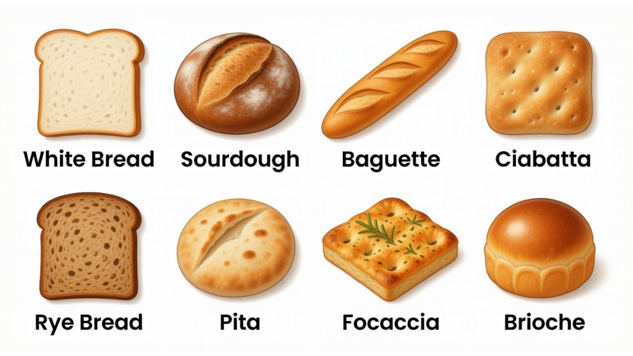 Every Type Of Bread Explained in 3 Minutes