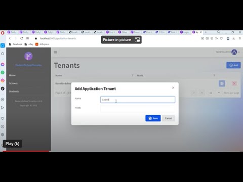 My First Look At Radzen Tenant Feature For Blazor Web Assembly - Radzen Blazor Studio - Radzen