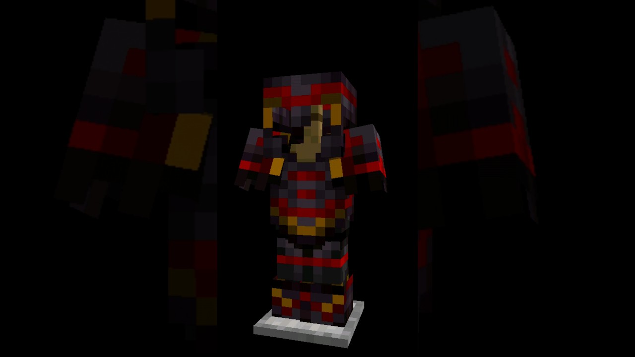 BETTER netherite armor texture!! #minecraft #resourcepack #texturepack #gaming