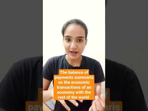 WHAT IS THE BALANCE OF PAYMENTS ??||1 MINUTE ECONOMICS || BY BHARTI RUPANI||