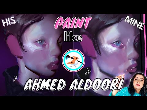 π AHMED ALDOORI TUTORIAL | @AhmedAldoori Style Study (How To Paint Painterly Character Art!) π