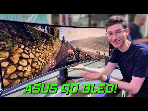 Asus's QD OLED Monitor 🤩! ASUS ROG PG49WCD, PG38UQ and PG248QP - Computex 2023