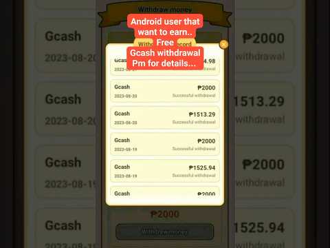 Legit Android Earning App | No invite needed | Gcash withdrawal #legit #legitearningapp2023gcash