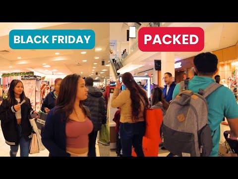 EXPLORING USA: Edison NJ, Menlo Mall, Black Friday REWIND, PACKED MALL!!