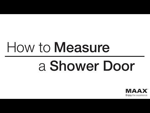 How to Measure a Shower Door