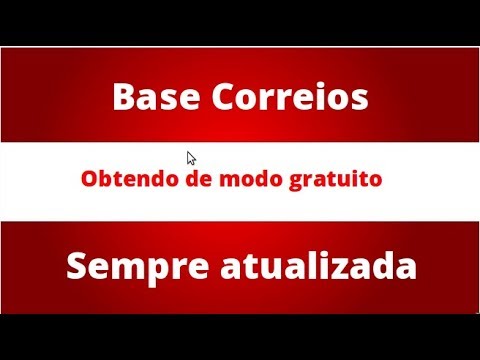 Base de cep 2017 baixando de forma gratuita.