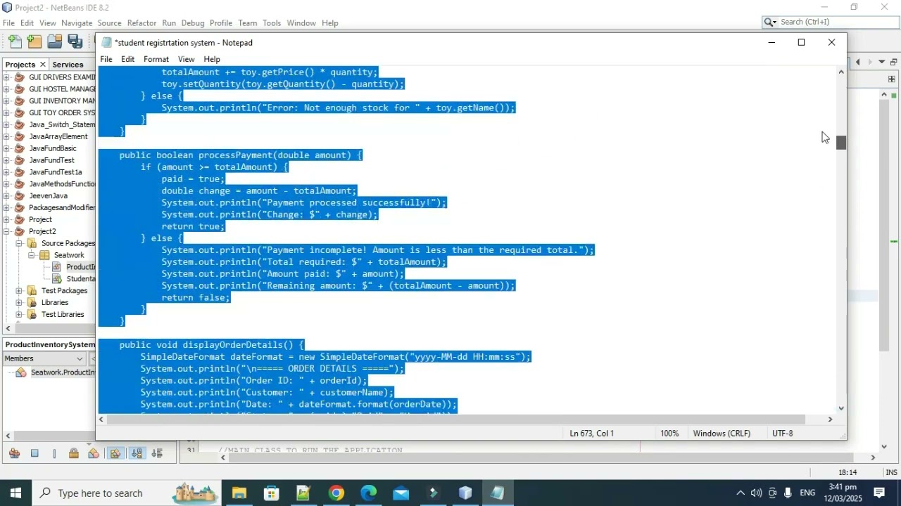 💻 Build a Complete Payment Inventory Management System | (OOP) Tutorial