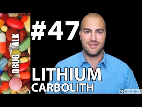 LITHIUM (CARBOLITH) - PHARMACIST REVIEW - #47