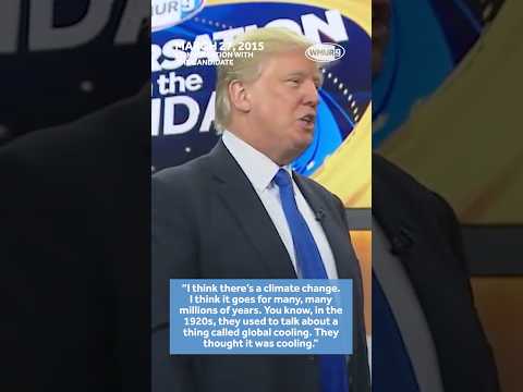 How Donald Trump has approached climate change over the years #newhampshire #donaldtrump