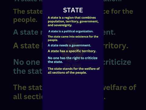 State / Definition of state / Explanation of state / #state