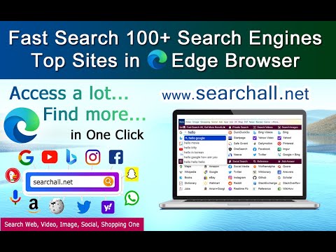 Search Google and 100 Search Engines in Edge Browser - SearchAll.net Extension
