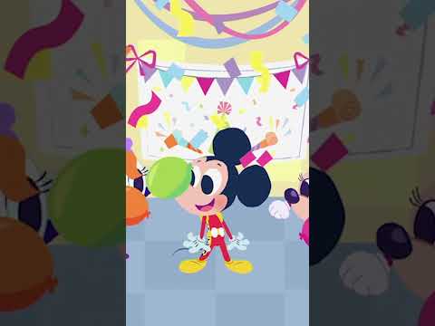 Happy Birthday Mickey and Minnie! Sing Happy Birthday at Mickey's party #DisneyJunior #NurseryRhymes