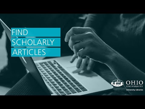 Find Scholarly Articles in ArticlesPlus