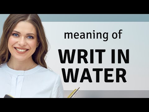 Understanding "Writ in Water": An Exploration of Ephemeral Expressions