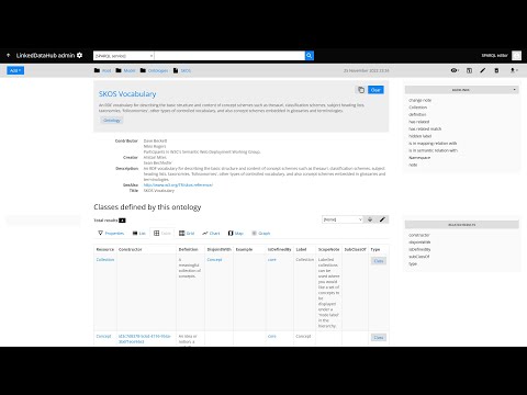Creating a taxonomy editor