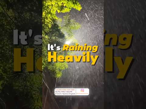 Amazing ways to say ‘Its raining heavily’. #rain #monsoon #ieltsvocabs #ieltsacademic #ieltsgeneral
