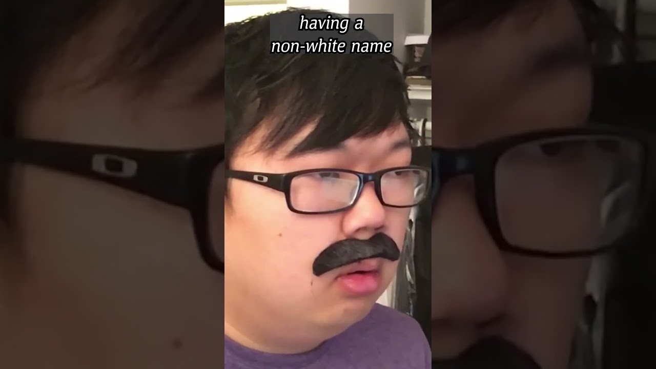 having a non-white name