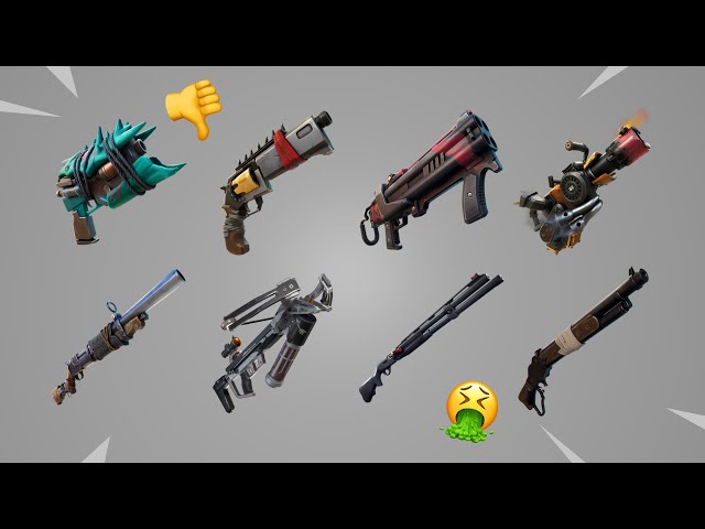Top 5 most useless weapons to ever exist in Fortnite