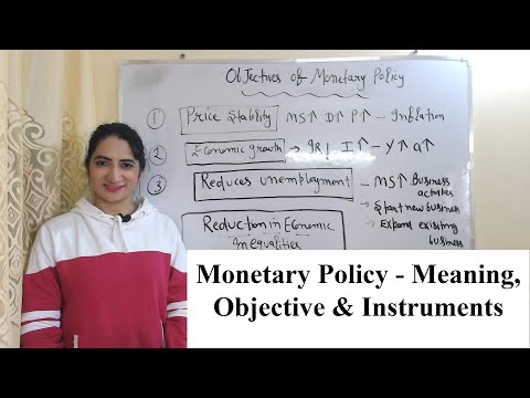 Monetary Policy - Meaning, Objective & Instruments